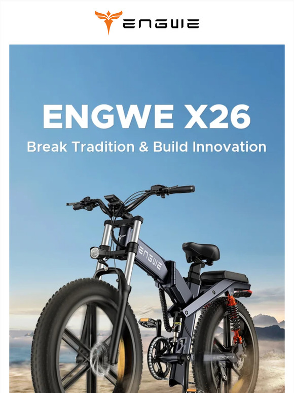 Engwe: Explore Fun In A New Light With ENGWE X26🚵🚵‍♂️ | Milled