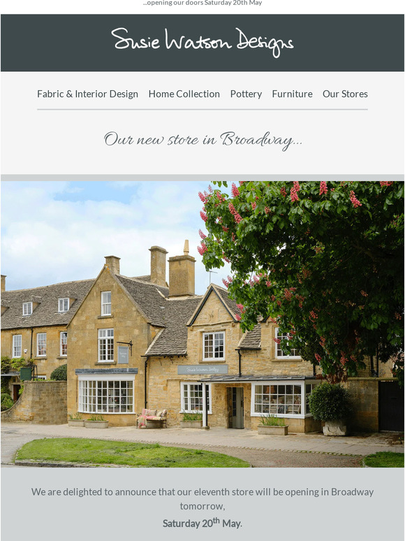 Susie Watson Designs: Introducing our NEW Broadway Store... | Milled