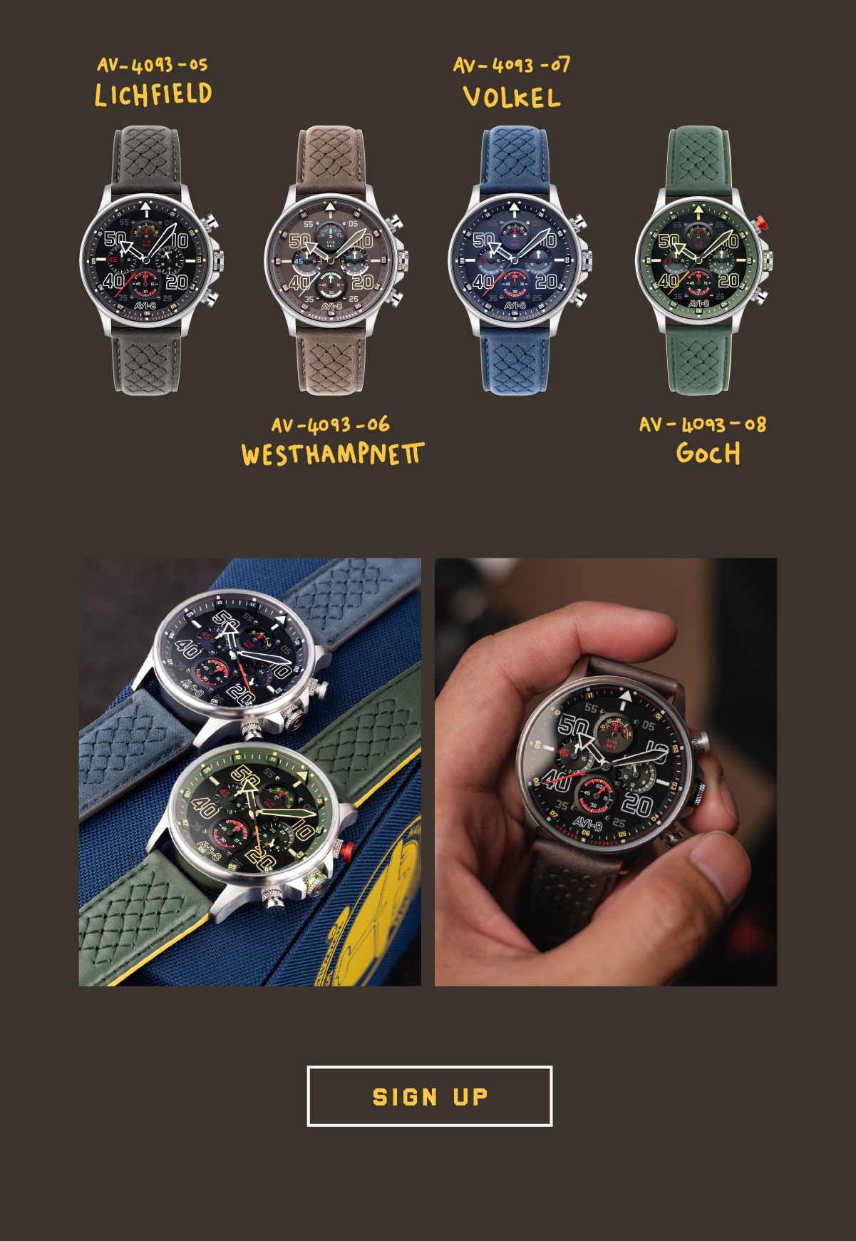 AVI-8: Introducing: The Hawker Typhoon RB396 “Sheila” Chronograph ...