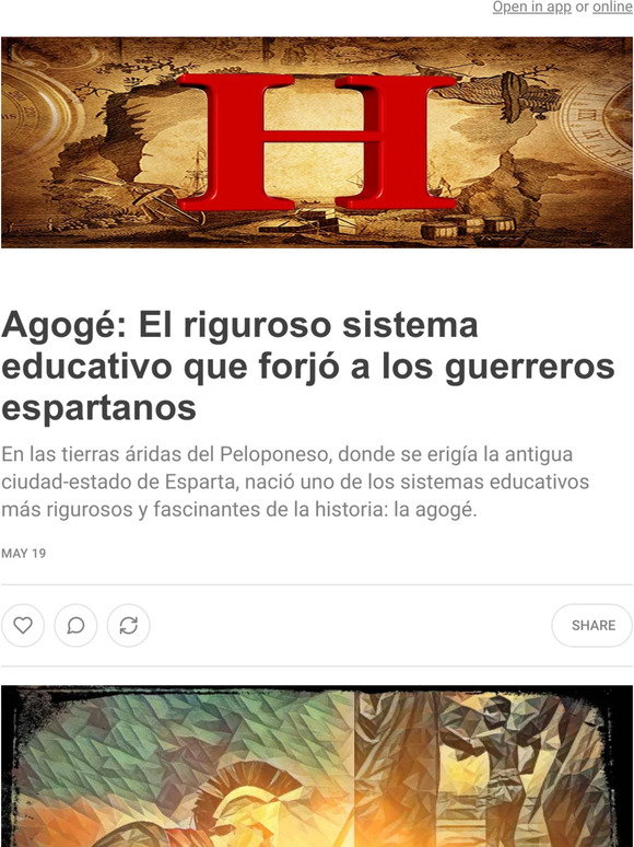Revista de Historia: Agogé: El riguroso sistema educativo que forjó a ...