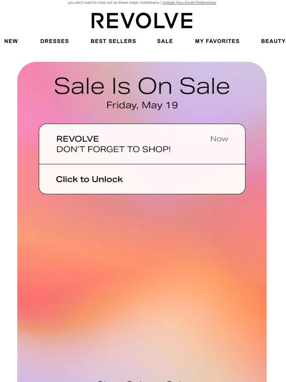 REVOLVE Email Newsletters: Shop Sales, Discounts, and Coupon Codes