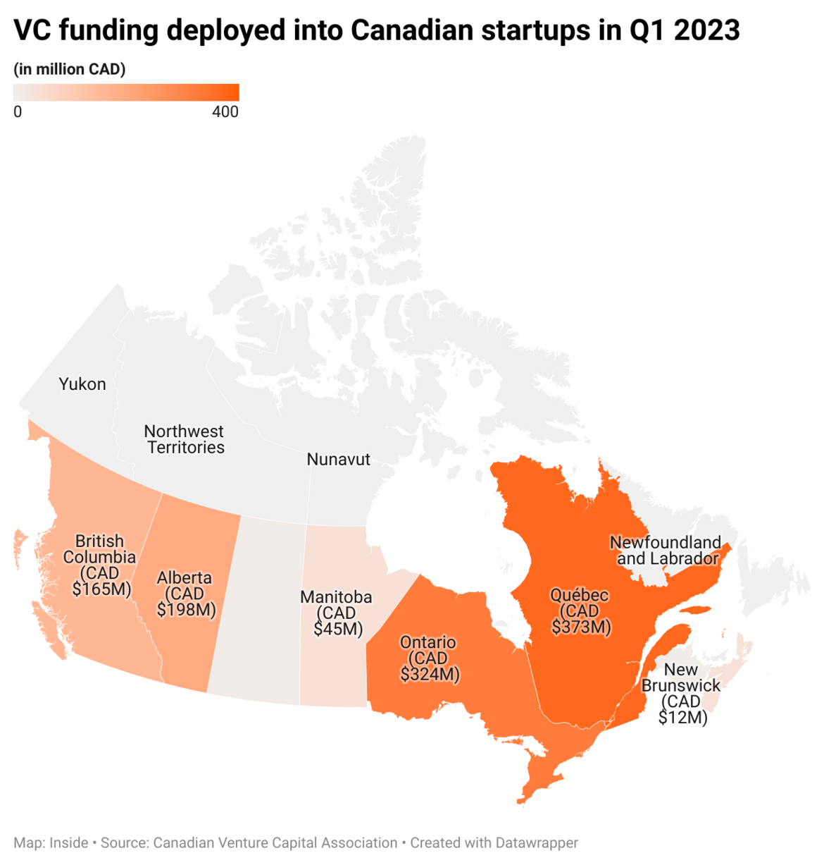 Inside: Deep Looks: Canadian VC funding continues to slide in Q1 2023 ...