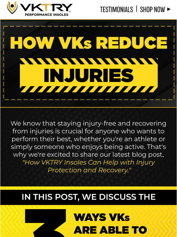 VKTRY Gear: How VKs Reduce Injuries | Milled