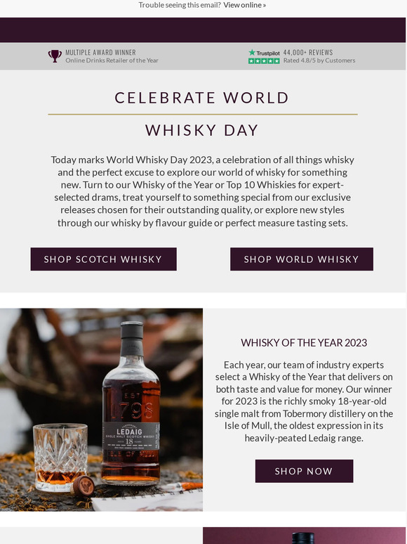The Whisky Exchange: It's World Whisky Day 🥃 | Milled