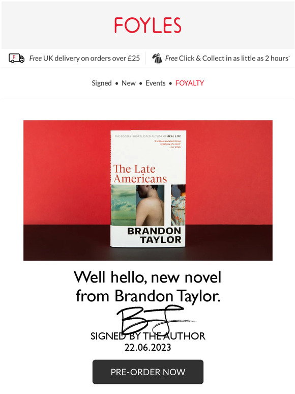 Foyles: Coming soon: Brandon Taylor's The Late Americans | Plus new ...