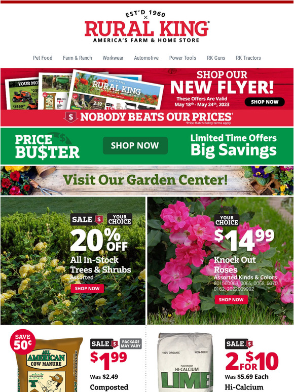 Rural King.com: Yard Work Is Hard Work, But Let Us Help You Get Your ...