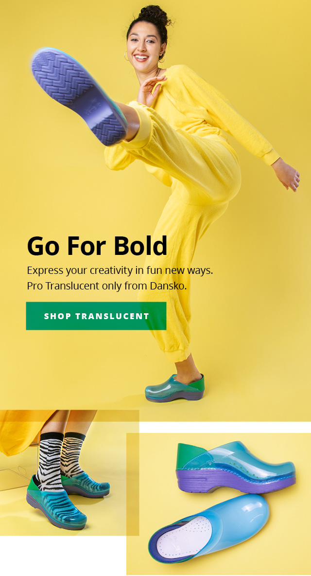 Dansko: Translucent Clogs Spark JOY! 💙 | Milled