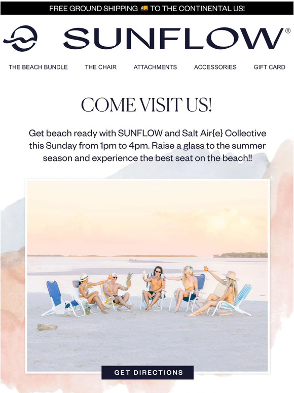 SUNFLOW, Inc.: Meet the best seat on the beach.... | Milled