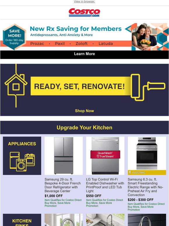 Costco: Ready, Set, Renovate! Shop Home Improvement Savings NOW! | Milled