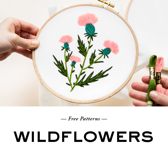 DMC: Free Patterns: Wildflowers 🌼 | Milled