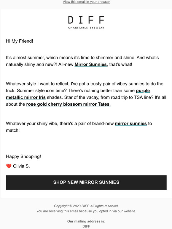 DIFF Eyewear: Head-Turning Reflections 😍 | Milled