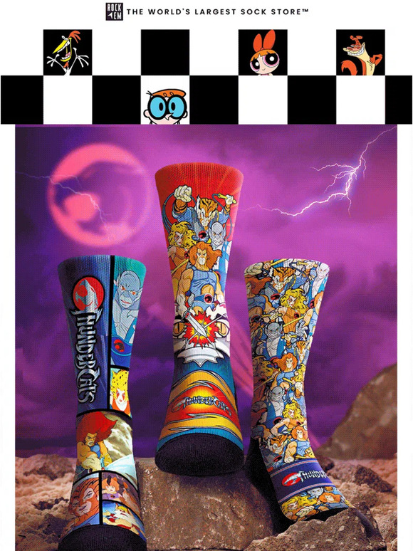 Rock'Em Socks: Your Favorite Cartoons 🤝 Your Feet | Milled