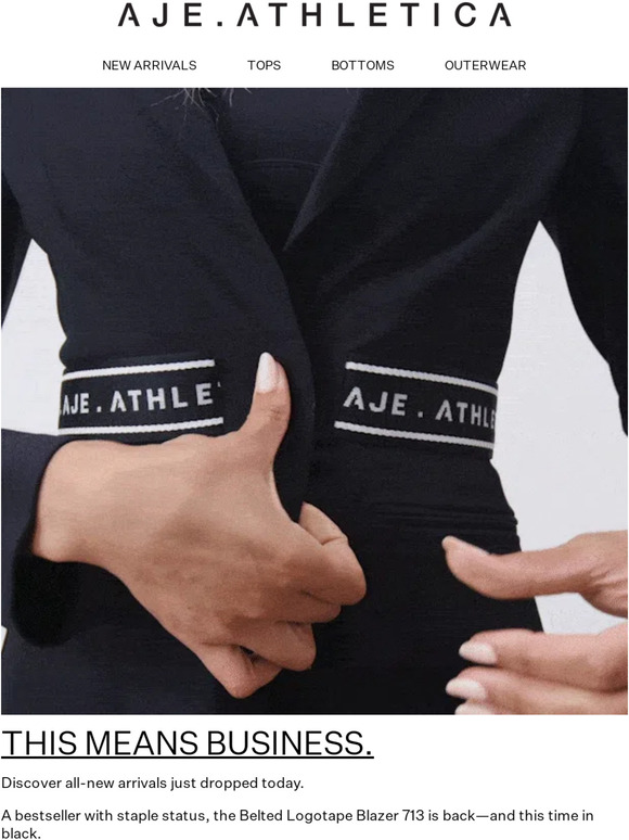 Aje: Just Dropped | Classic Black Can’t Be Beat. | Milled