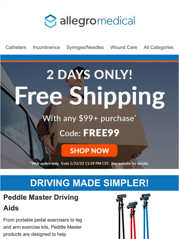 Allegro Medical: Driving Made Simpler + FREE Shipping 📦 | Milled