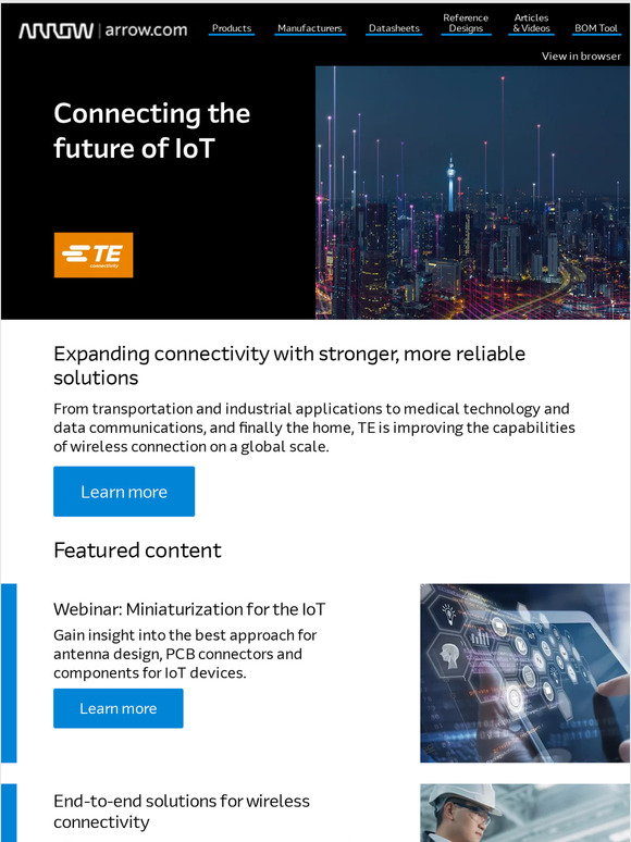 Arrow Electronics: Expert insight into miniaturization for the IoT | Milled