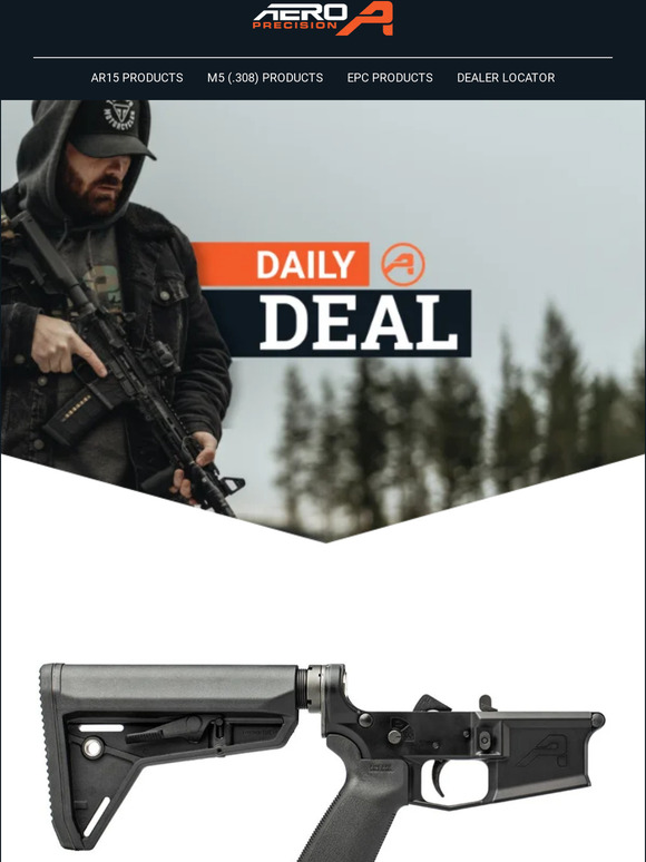 Aero Precision: SAVE $65 on a M4E1 Complete Lower Receiver w/ Grip and ...