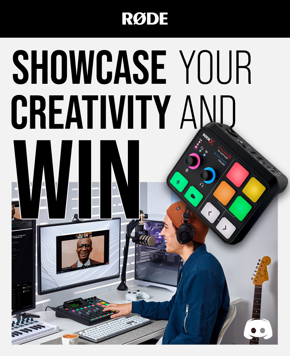 Rode: Join the RØDE Discord for Your Chance to Win a Streamer X | Milled