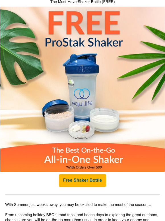 EquiLife: The Best All-in-One Shaker Bottle On Us 💝 | Milled