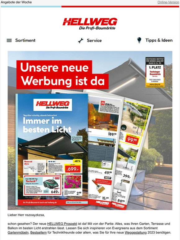Hellweg: 📢 Unser neuer Prospekt ist da | Milled