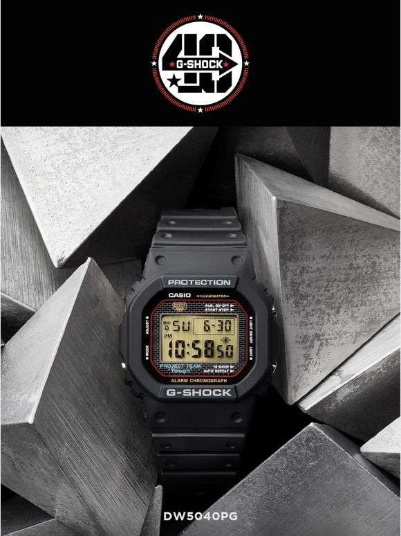 G-Shock: Our First G-SHOCK... Revamped for our 40th Anniversary | Milled