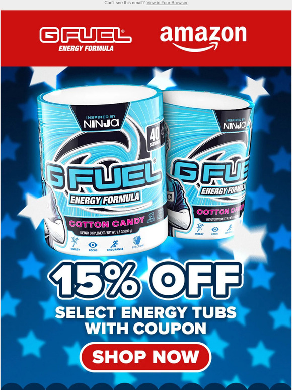 G FUEL: G FUEL + AMAZON PRIME MEMORIAL DAY SALE 🔥🔥🔥 | Milled