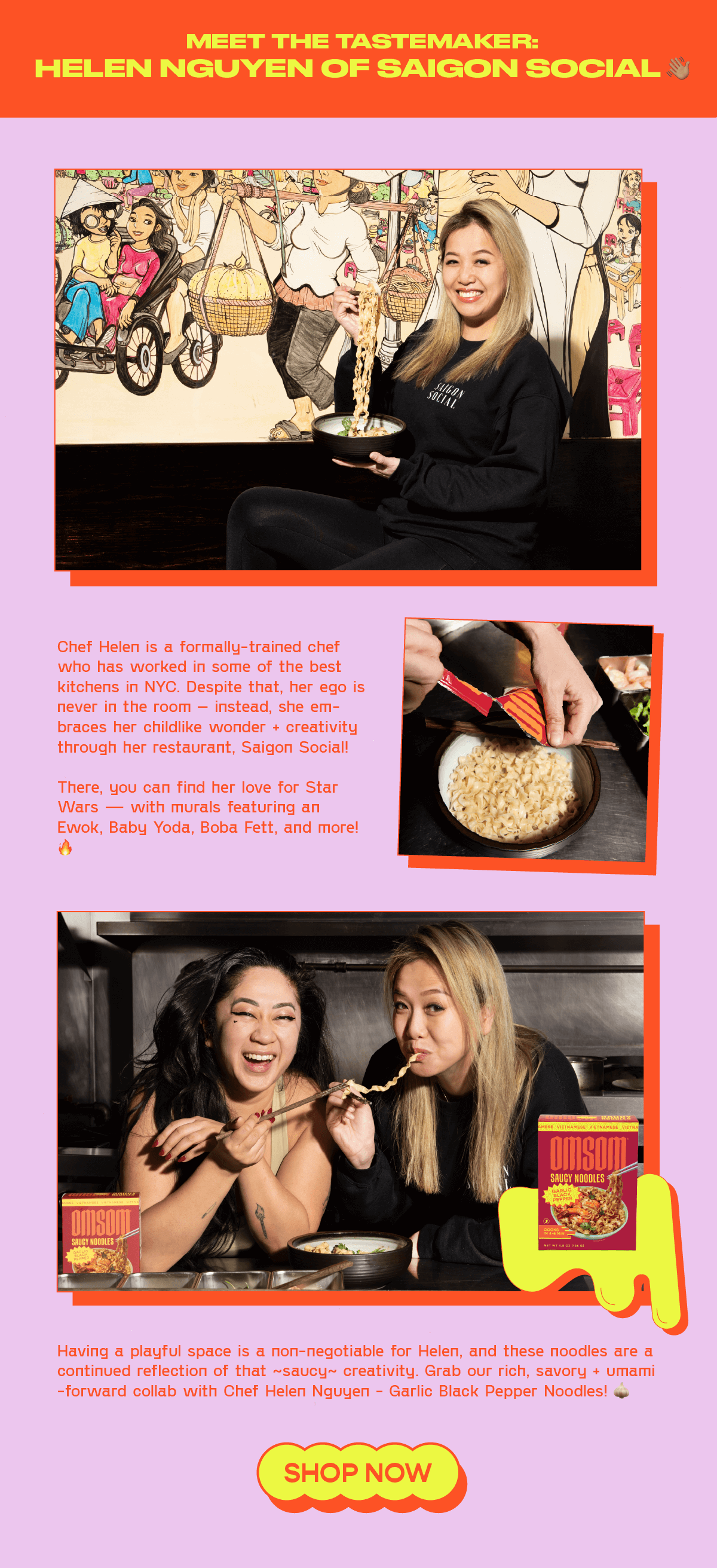 Omsom: Meet the Tastemaker: Chef Helen of Saigon Social 🍜 | Milled
