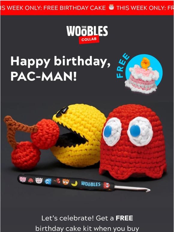 Woobles: Exclusive birthday gift for PAC-MAN inside 🎂 | Milled