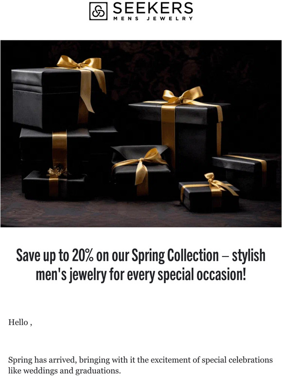 Seekers Mens Jewelry: 🧿 Celebrate Spring with Exclusive Discounts on ...