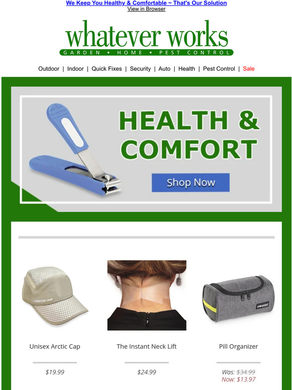 whatever works: Great Solutions to Keep You Healthy & Safe! | Milled