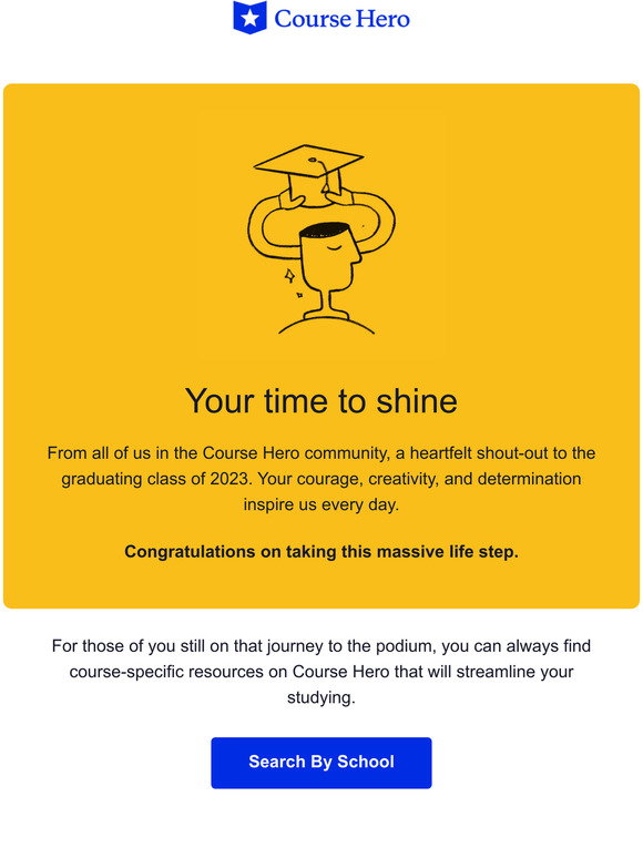 Course Hero: A toast! To the class of ‘23 🥂 | Milled