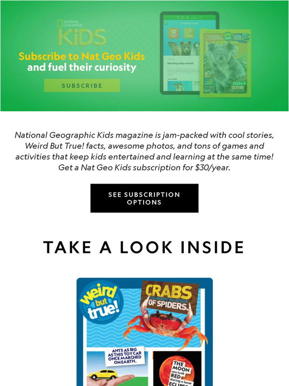 National Geographic: Inspire the joy of learning with Nat Geo Kids ...