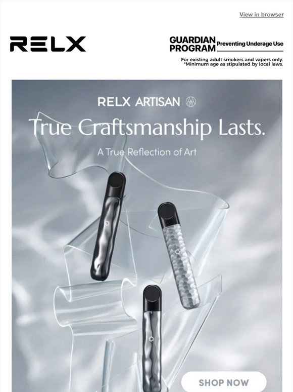 RELX: 🎁 RELX Metal Artisan - An Iconic Metal Art piece | Milled