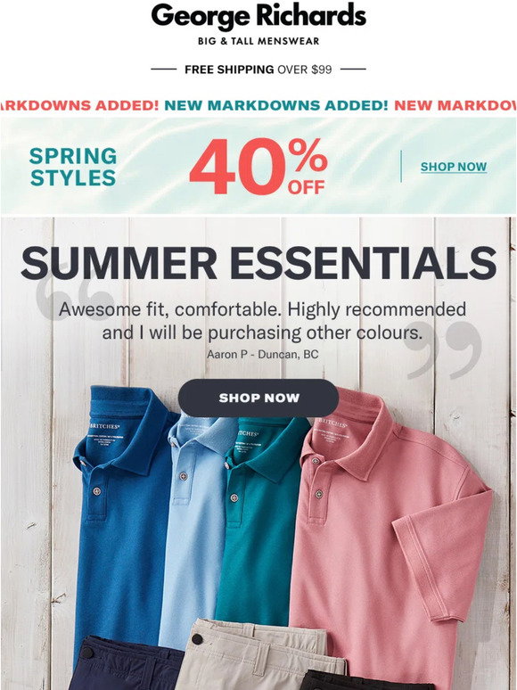 George Richards: Check Out These Summer Essentials 👇 | Milled