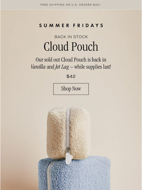Summer Fridays: Cloud Pouch Is Back! ☁️ | Milled