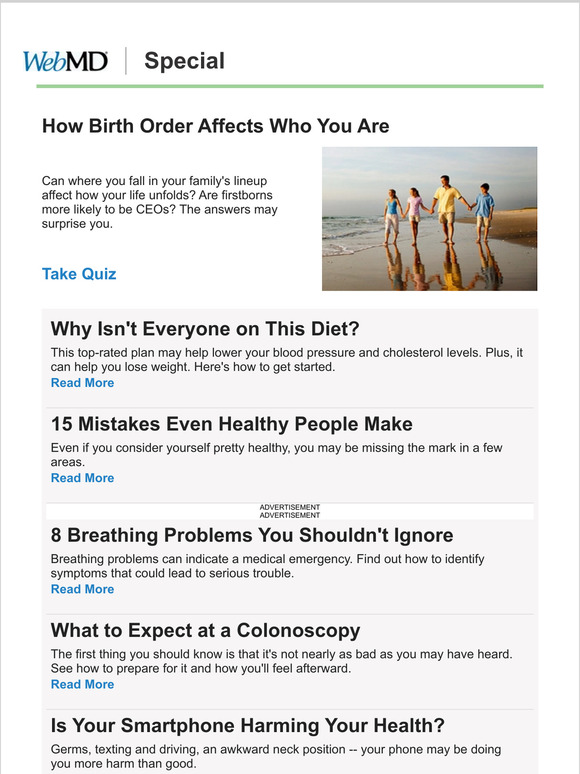 WebMD: How Birth Order Affects Who You Are | Milled