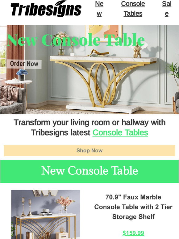 Tribesigns: Upgrade your space with Tribesigns' latest console table ...