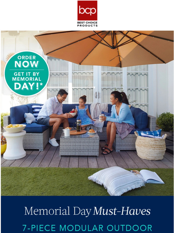 Best Choice Products: This Patio Set Screams ‘Memorial Day Celebration ...