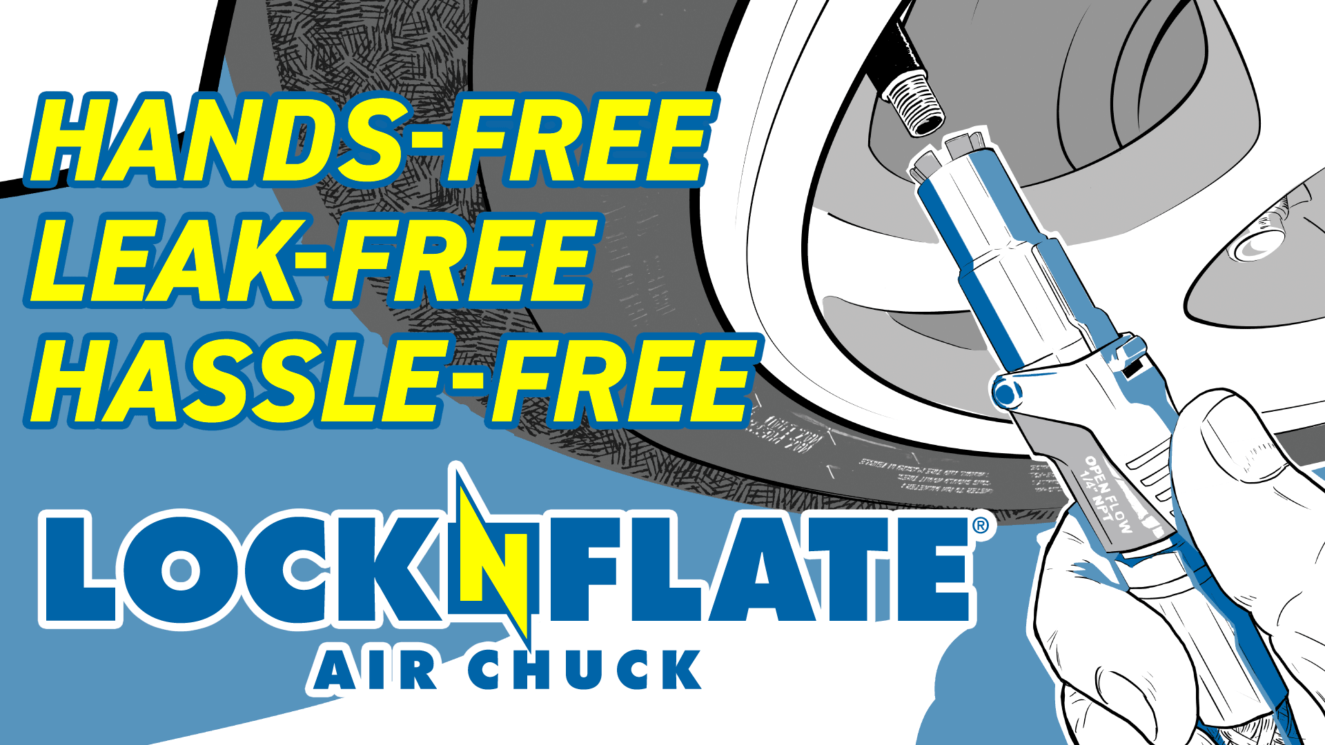 LockNLube: Hands-free. Leak-free. Hassle-free. With the LockNFlate Air ...