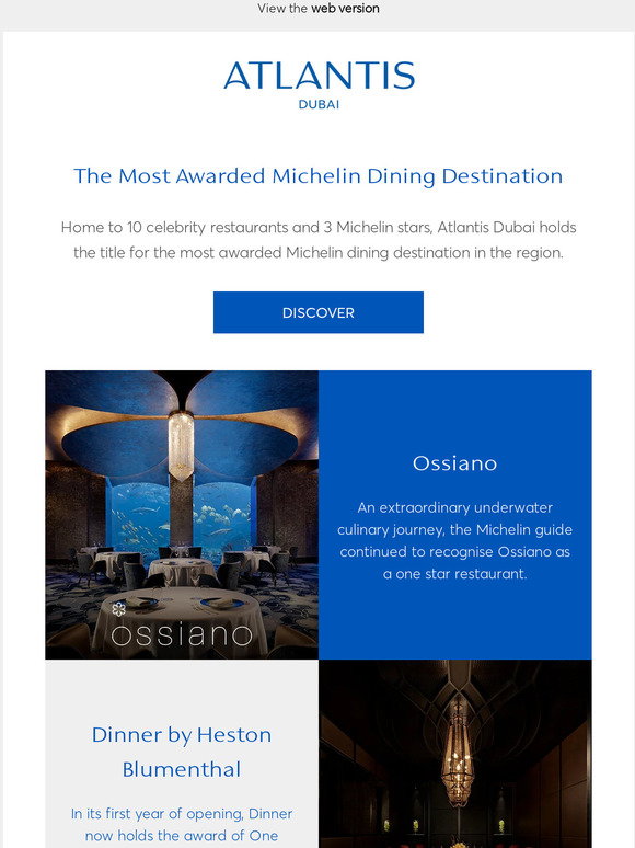 Atlantis, The Palm: The Region’s Most Awarded Michelin Dining ...