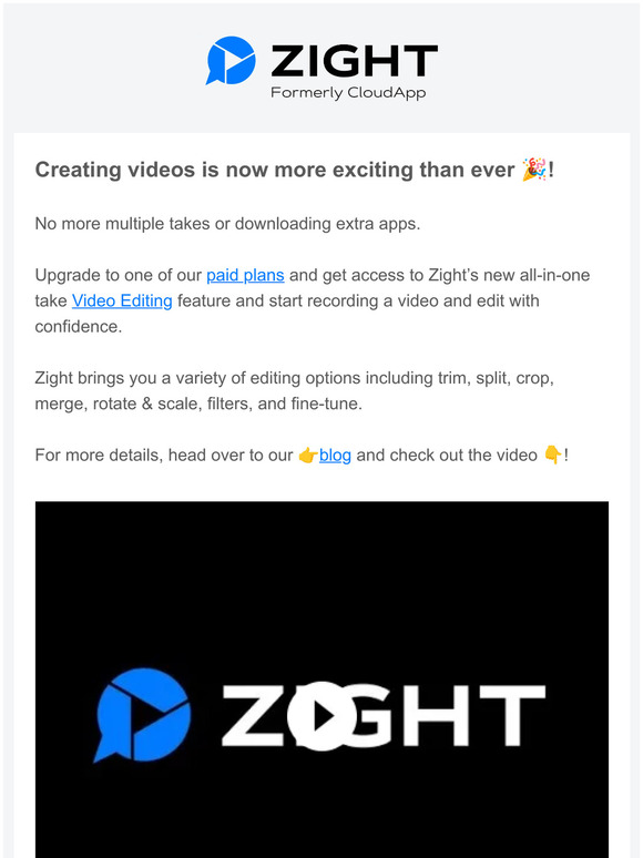 CloudApp: 🎉 NEW Feature (available to Pro, Teams & Enterprise): Video ...