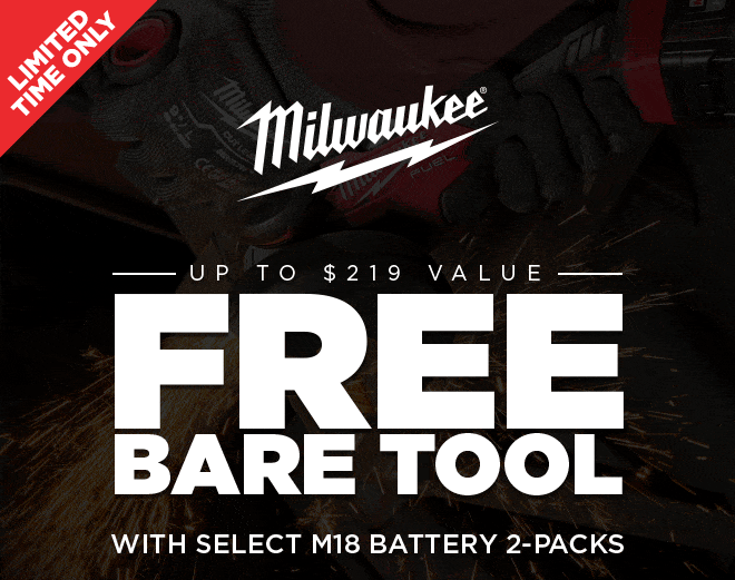 Toolup: Buy Milwaukee Batteries - Get a FREE Tool! | Milled