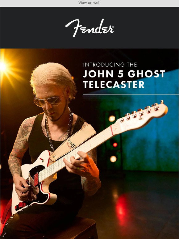 Fender UK: NEW John 5 Ghost Telecaster | Limited Edition | Milled