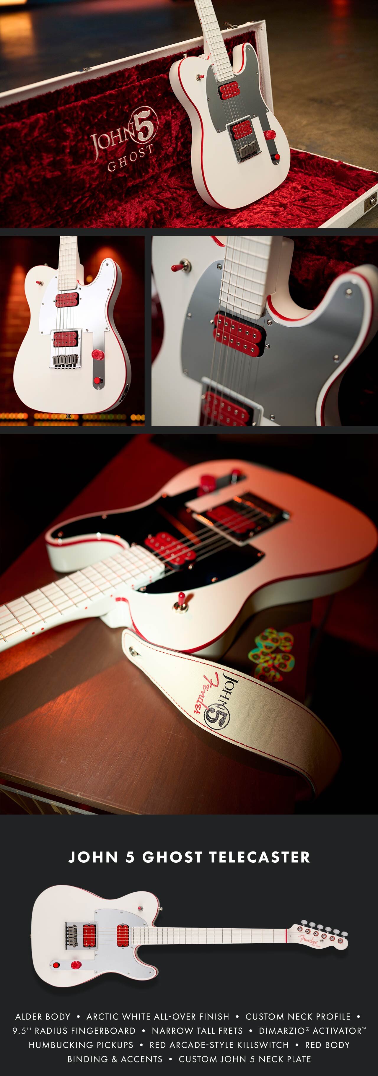 Fender UK: NEW John 5 Ghost Telecaster | Limited Edition | Milled