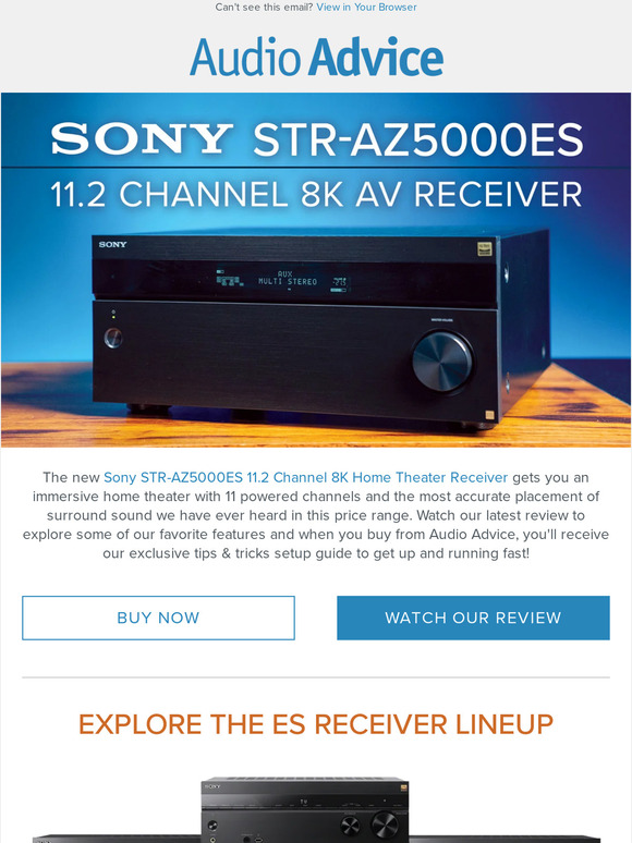 Audio Advice: 🔊 Discover the Sony STR-AZ5000ES Home Theater Receiver ...