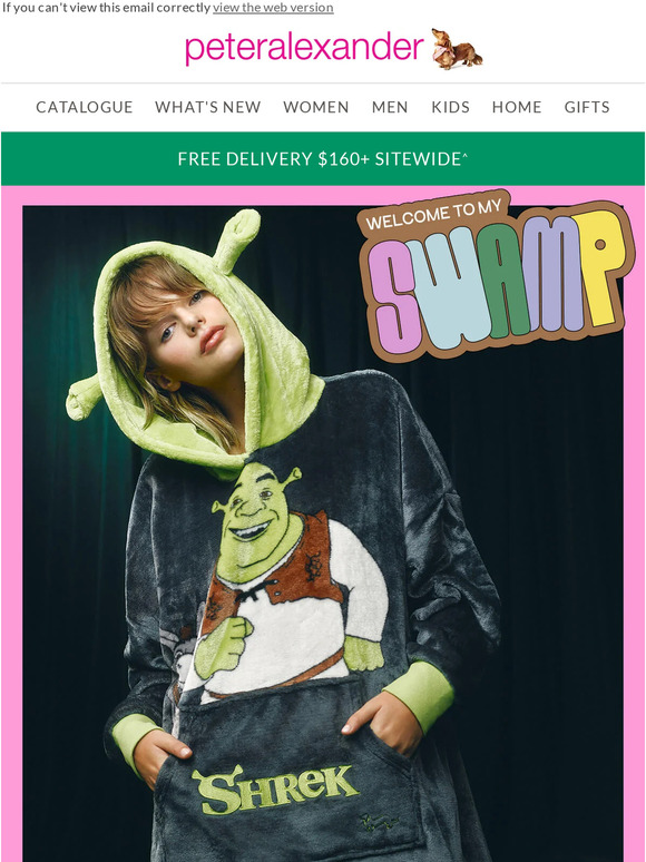 Peter Alexander: Our Shrek PJs are like onions and ogres, they have ...