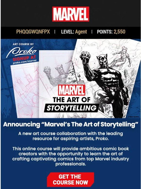 Marvel: Announcing "Marvel's The Art of Storytelling" | Milled