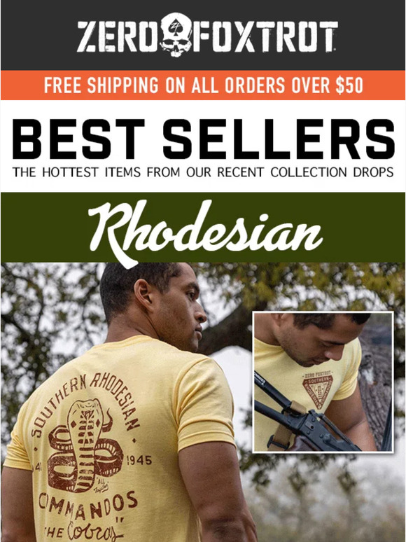 Zero Foxtrot: Find Your Favorite Styles from Americana, Rhodesian & Gulf War | Milled