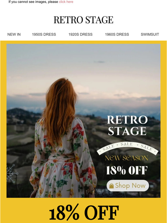 RetroStage: Dreamy New Dresses | 30% Off 😍Check out our sale section! 💥 ...