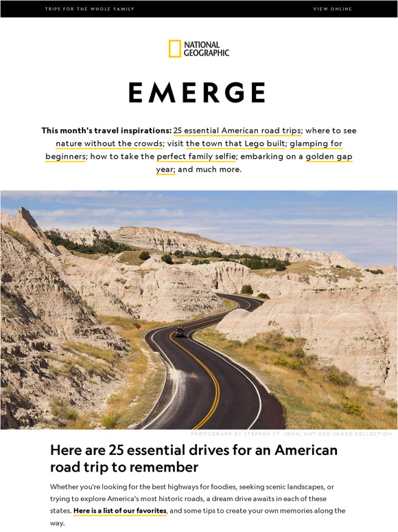 National Geographic: 25 essential American road trips, the town that ...
