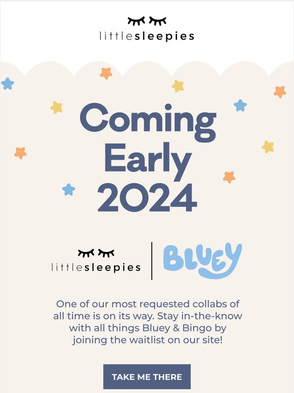 Little Sleepies: Psst… a Bluey Collection Is FINALLY Coming! 💙 | Milled
